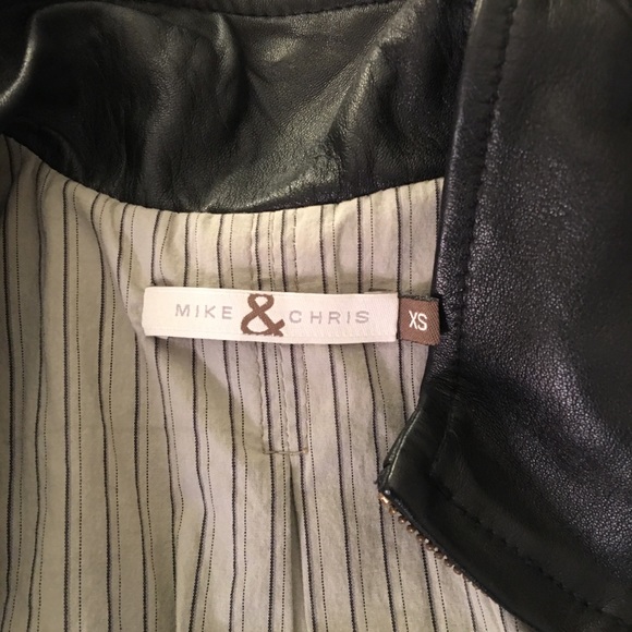 Mike & Chris | Jackets & Coats | Mike Chris Leather Jacket | Poshmark